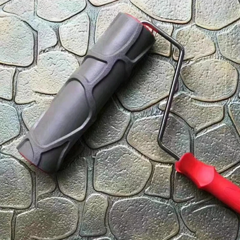 Household-DIY-Paint-Embossing-Roller-Art-Brush-Construction-Tool-Brick ...