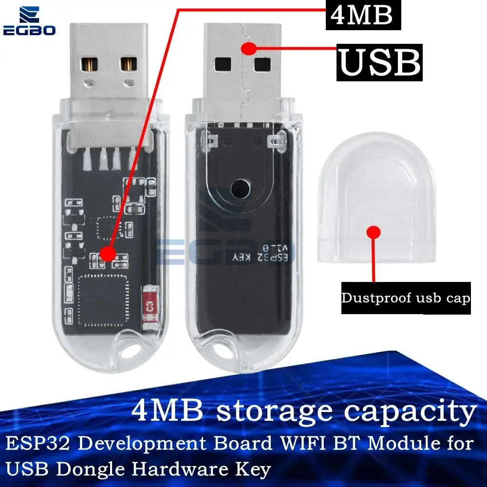 Esp32 Development Board Wifi Bt Module For Usb Dongle Hardware Key 4mb