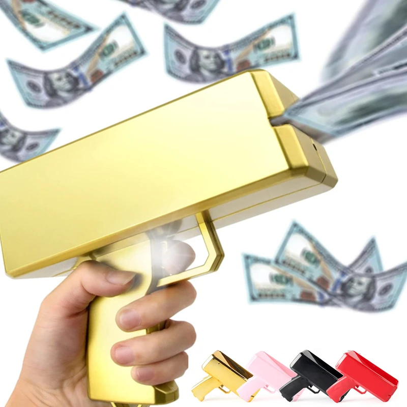 1 Set Handheld Cash Shooter for Wedding Birthday Game Movies Bachelor ...