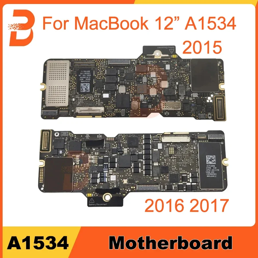 Original-Laptop-A1534-Motherboard-For-MacBook-Retina-12-Logic-Board-820 ...