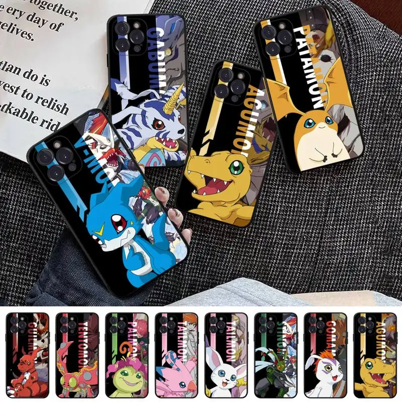 Capa de Telefone Digital Monster Digimon, Capa de Silicone Macia ...