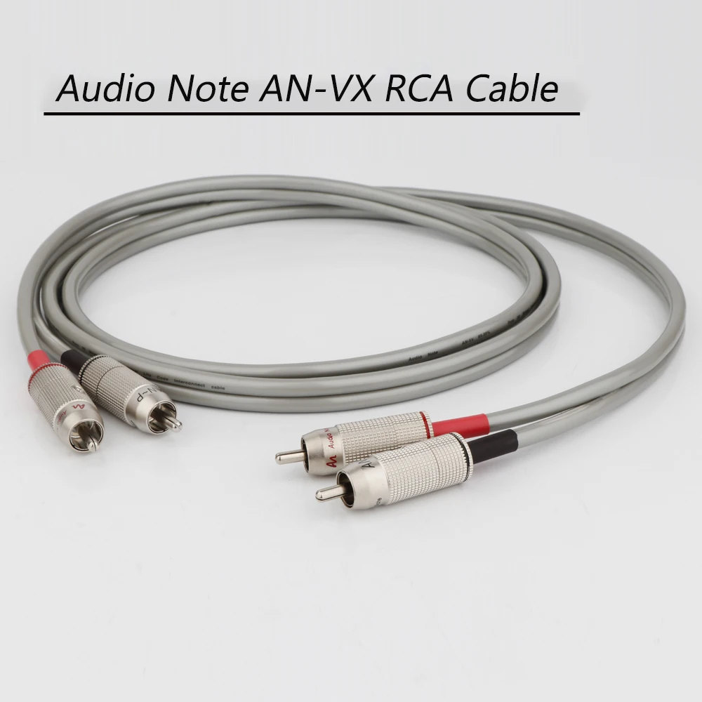 Hifi Audio Note AN-VX 20 Stand RCA Calbe Pure Silver Interconnect Cable ...
