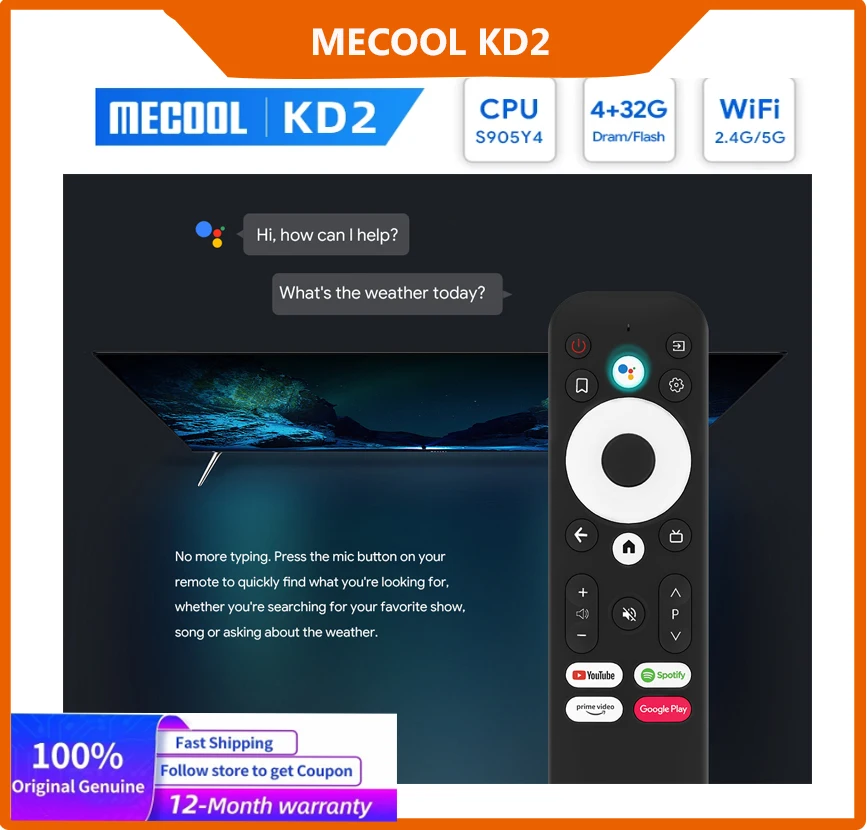 mecool kd2 TV Stick vs x96s global version Android 11 Google Certified Amlogic S905Y4 4G 32G ...