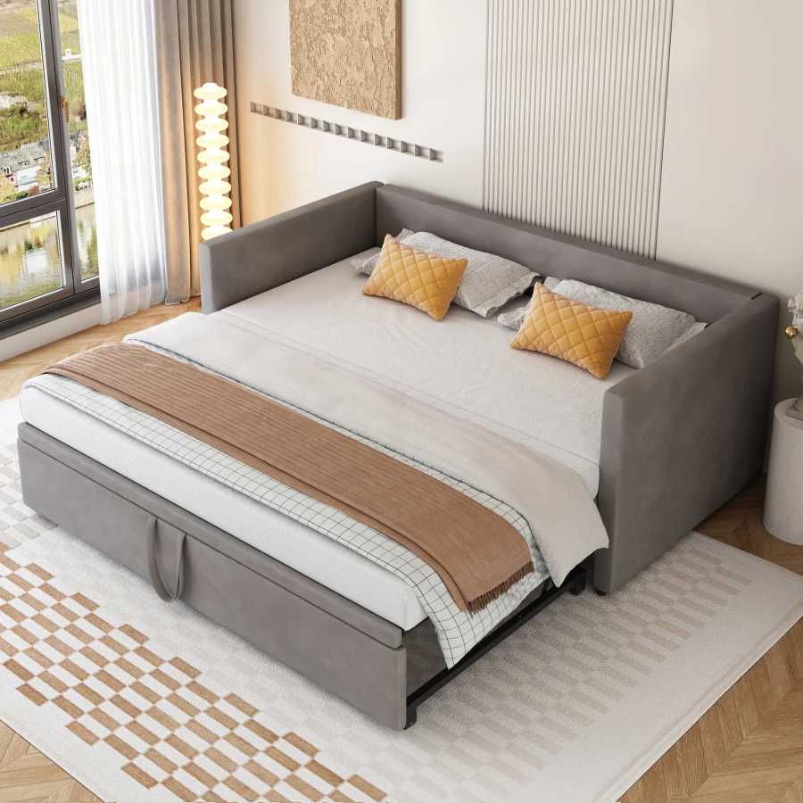 Sof-cama-tapizado-extra-ble-90-180x200-cm-con-marcos-de-listones-multifuncional-de-terciopelo ...