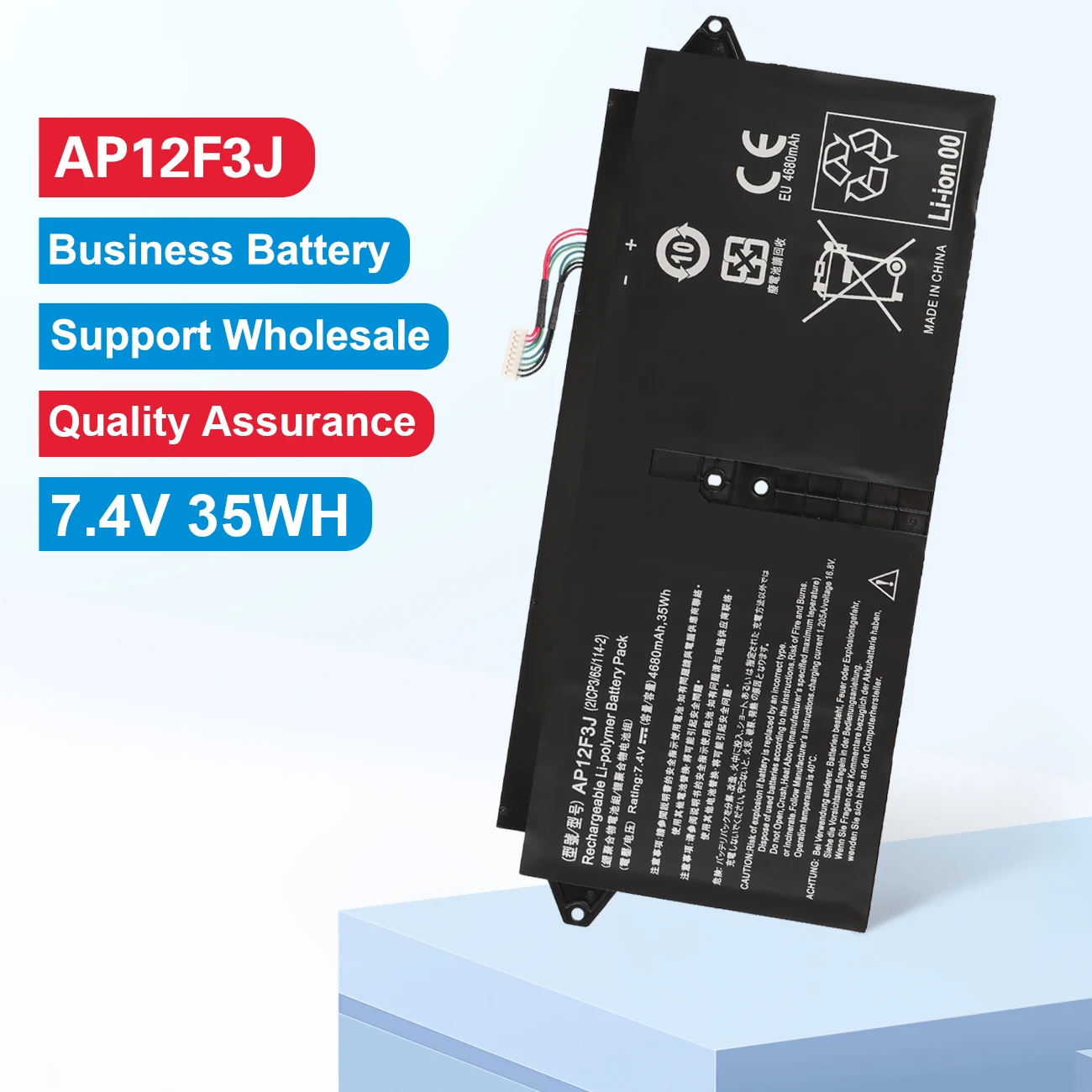 KingSener AP12F3J Laptop Battery For Acer Aspire 13.3" Ultrabook S7 S7 ...