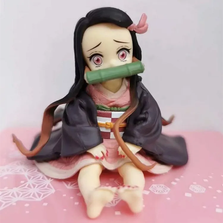Mini figura de Nezuko Shrink de 6cm, Demon Slayer, Baby Kamado, Nezuko ...