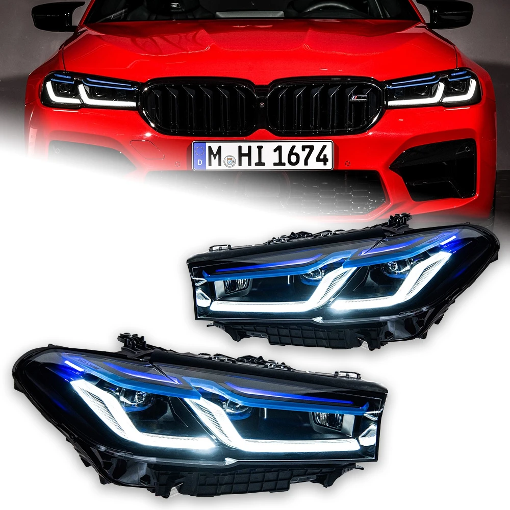AKD Car Lights for BMW G30 LED Headlight 2017-2022 5 Series 530i 525i ...