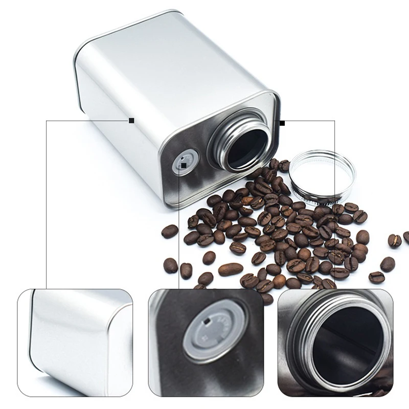 Coffee-Bean-Airtight-Cans-Outdoor-Camping-Tin-Box-Food-grade-Packaging ...
