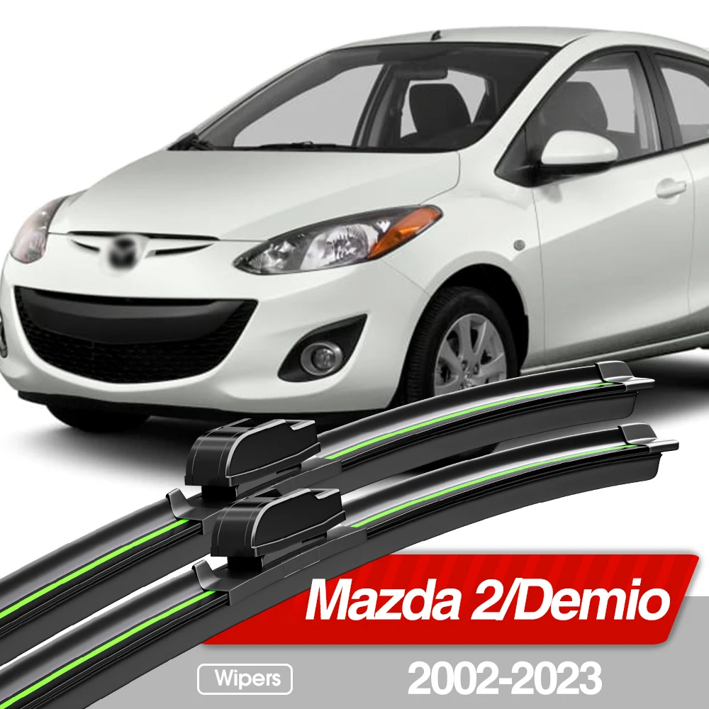 For-Mazda-Mazda-2-Demio-2002-2023-Front-Windshield-Wiper-Blades-2pcs ...