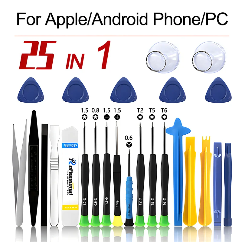 Professional-25-In-1-Repair-Tool-Kits-For-iPhone-Mobile-Phone ...