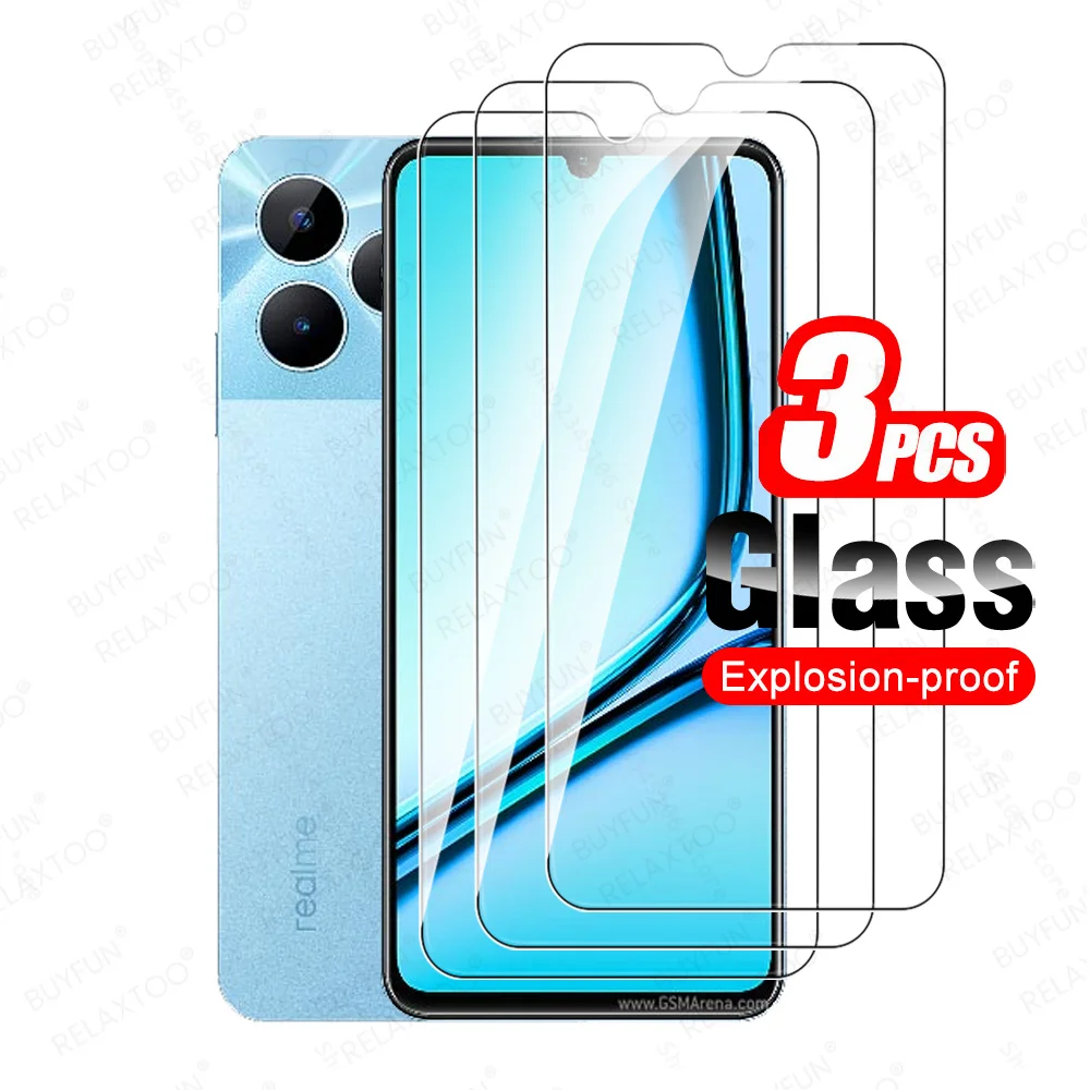3Pcs-Protective-Glass-For-Realme-Note-50-Screen-Protector-Realmi-Realmy ...