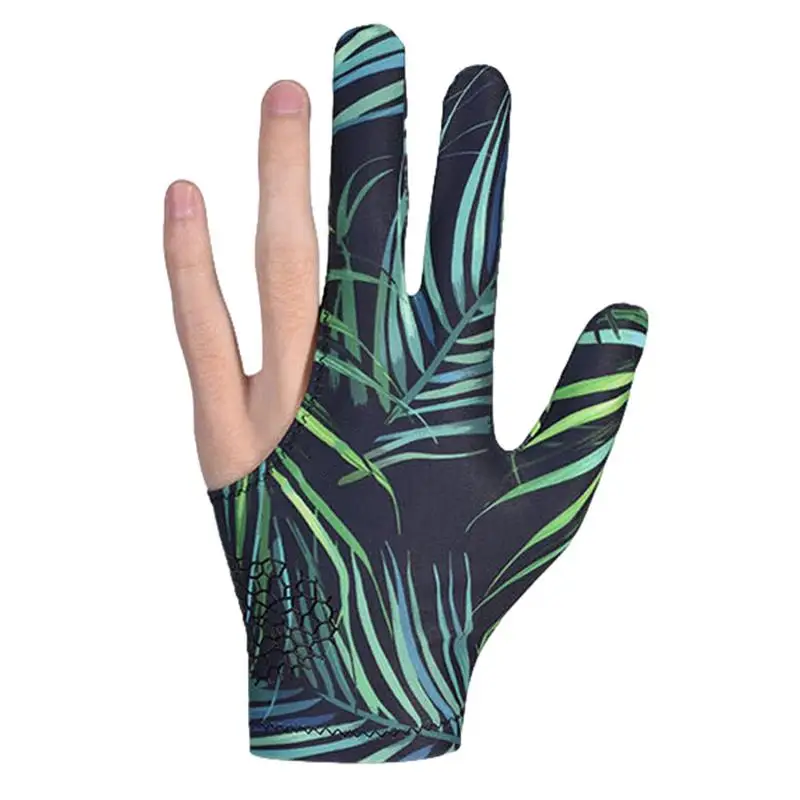 Green-Pool-Mittens-Elastic-3-Fingers-Billiard-Mitten-Breathable-Pool ...