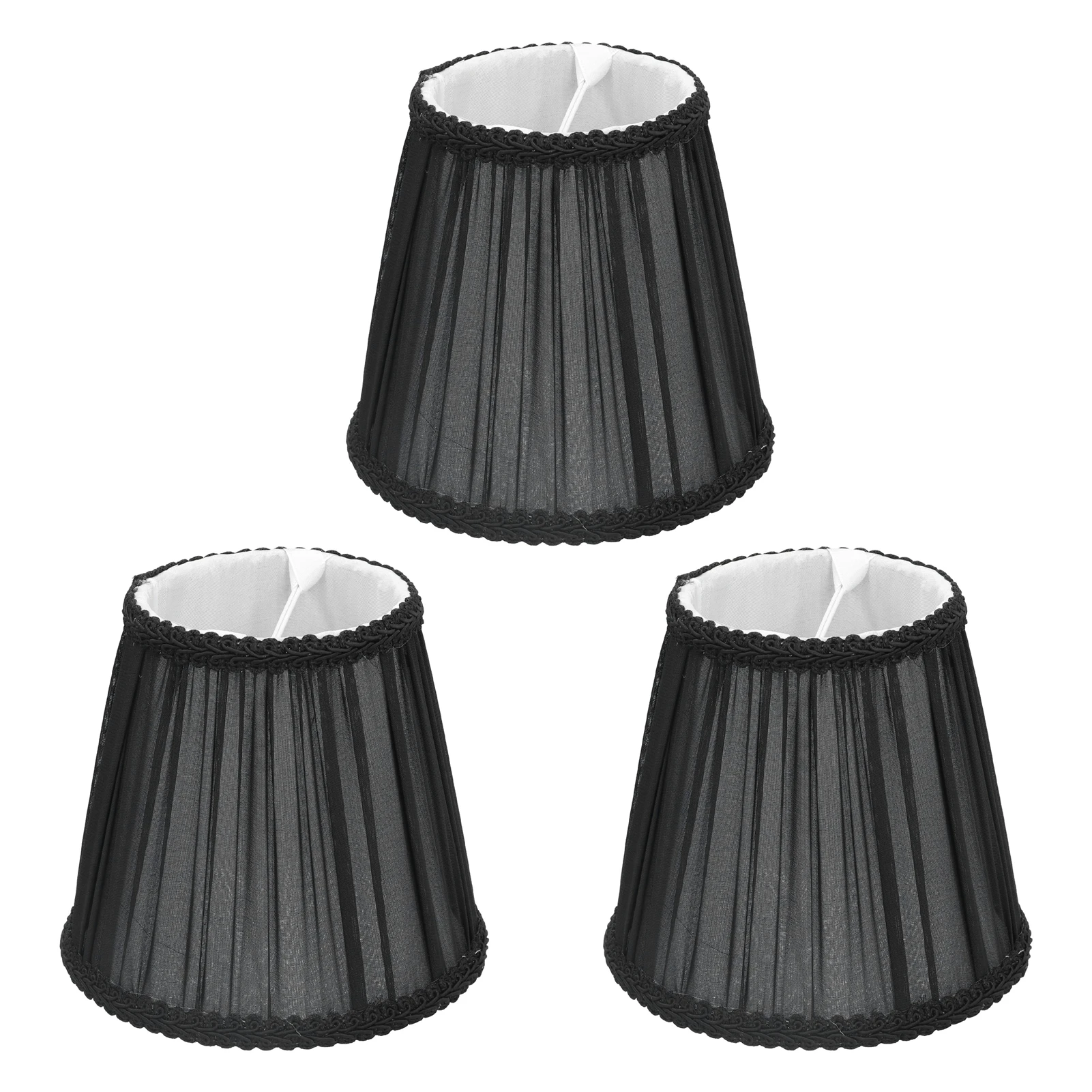 3Pcs-E14-Clip-On-Cloth-Lamp-Shade-Modern-Fabric-Lampshade-Table-Light ...