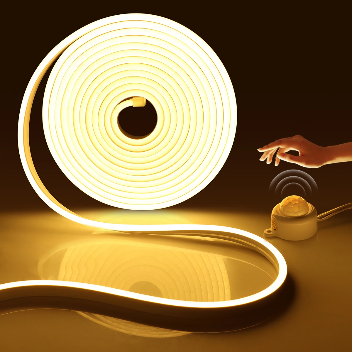 Led Neon Sign Lights Pir Motion Sensor Smd2835 Waterproof Smart Led ...