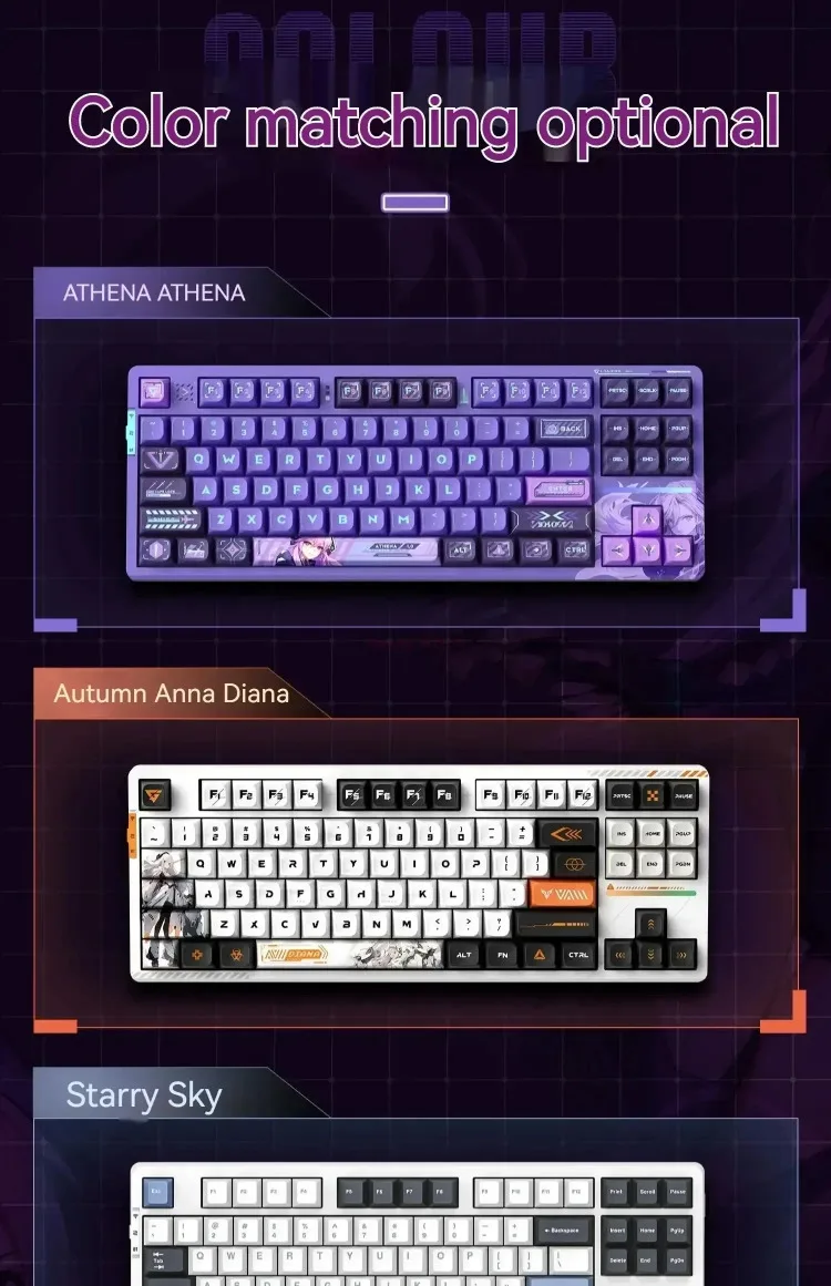 VGN V87 Pro Mechanical Keyboard – Tri-Mode RGB Gasket Hot-Swap ...