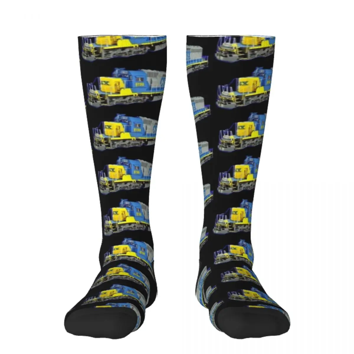 Freight-Train-CSX-Engine-Socks-Wholesale-gift-japanese-fashion-Socks ...