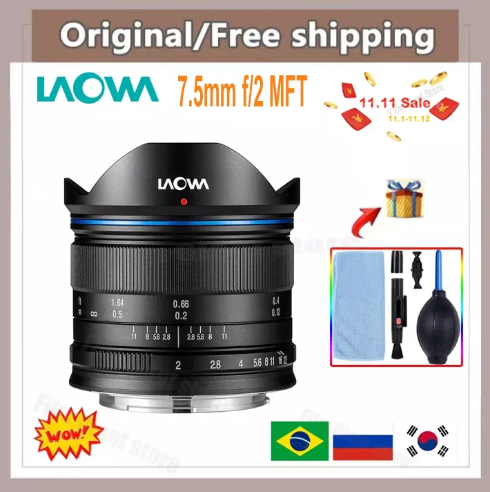 Venus Optics Laowa 7.5mm F/2 Mft Zoom Camera Lens For Micro Four Thirds ...