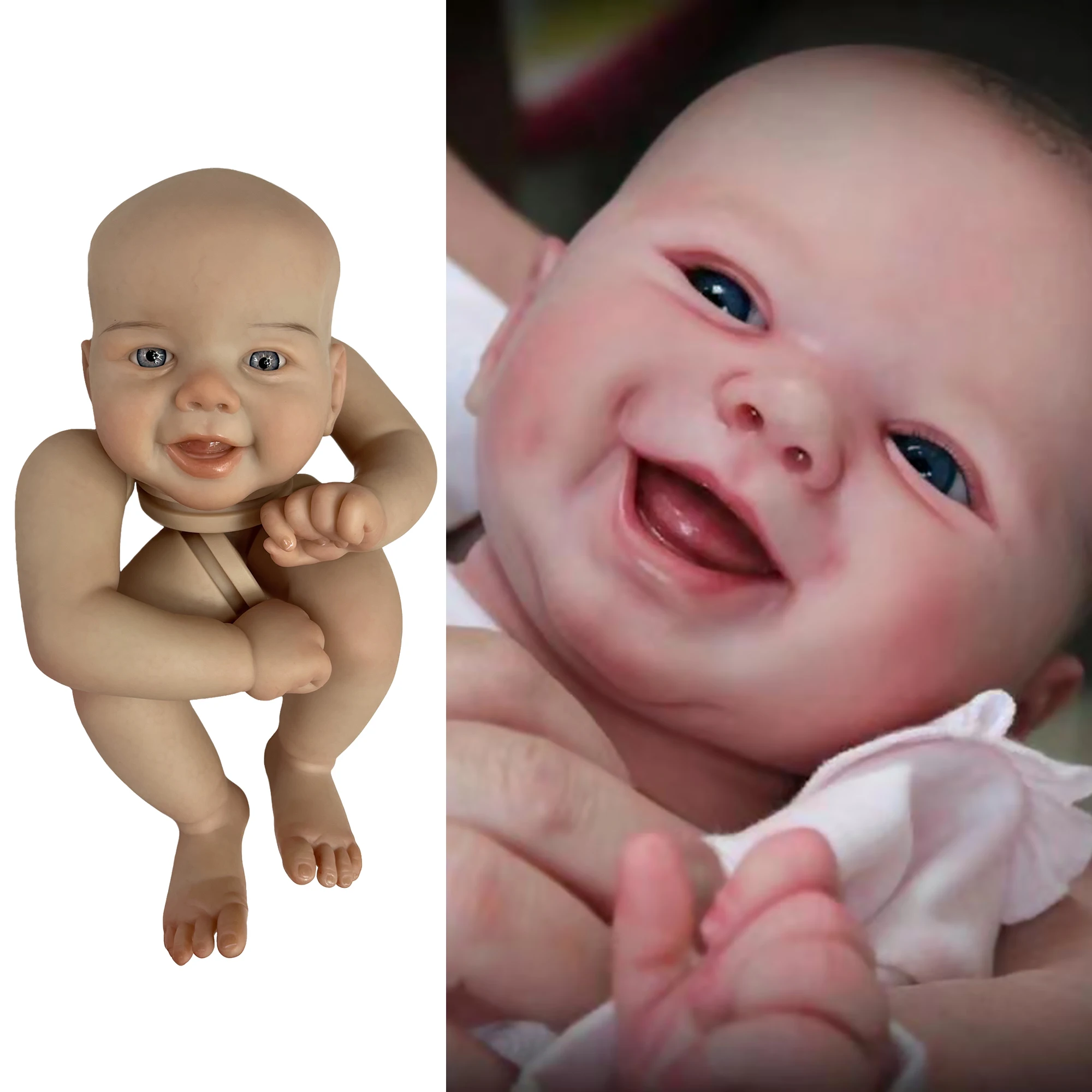 Open Eyes Reborn Baby Kit | Smile Smile Parts | Baby Doll Reborn ...