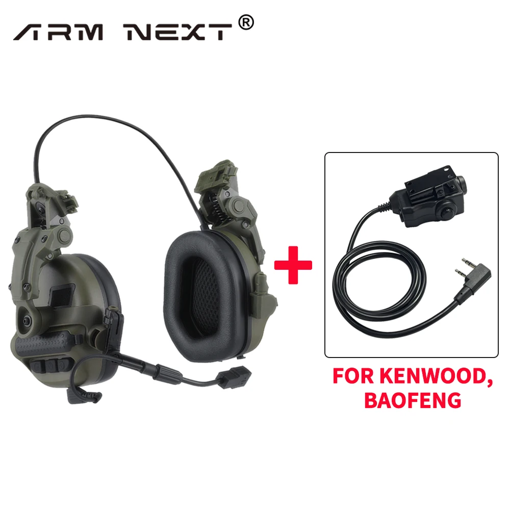 ARM-NEXT-F30-Army-Shooting-Earmuffs-Tactical-Helmet-Headset-PTT-Adapter ...