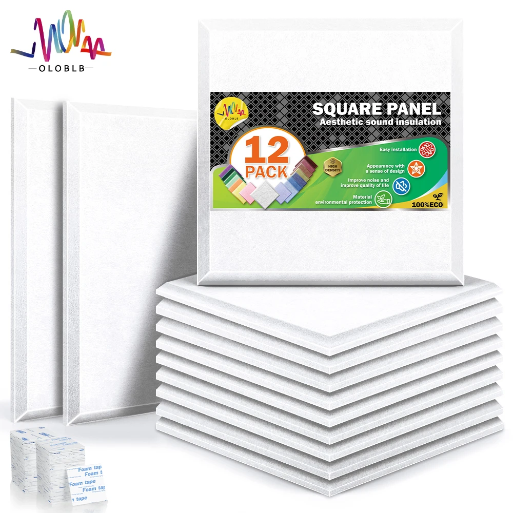 Home-Studio-Absorbing-Acoustic-Soundproof-Square-Panels-Sound-Proofing ...