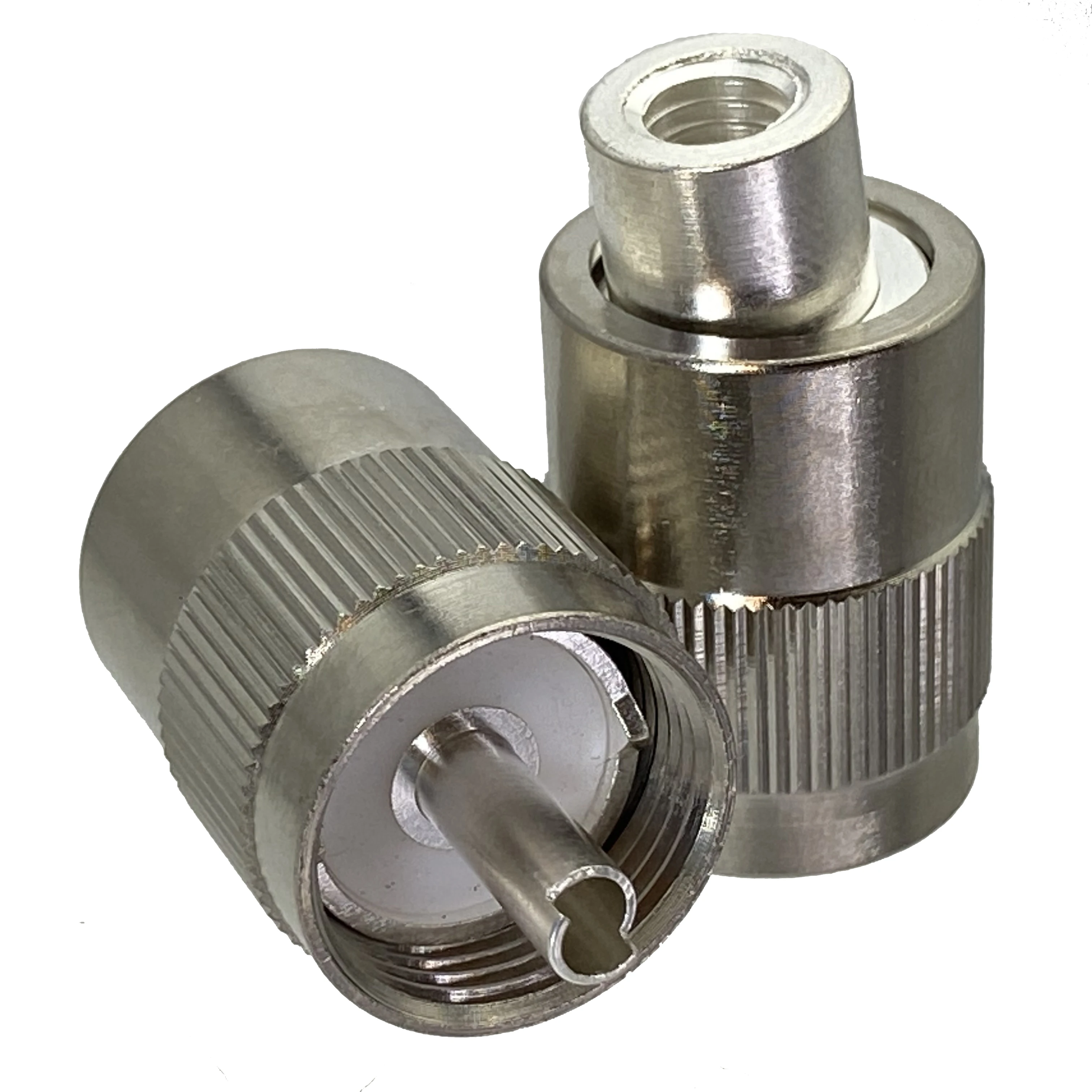 10pcs Connector PL259 UHF Male PLUG Solder for RG58 RG142 LMR195 RG400 Cable Brass|male ...