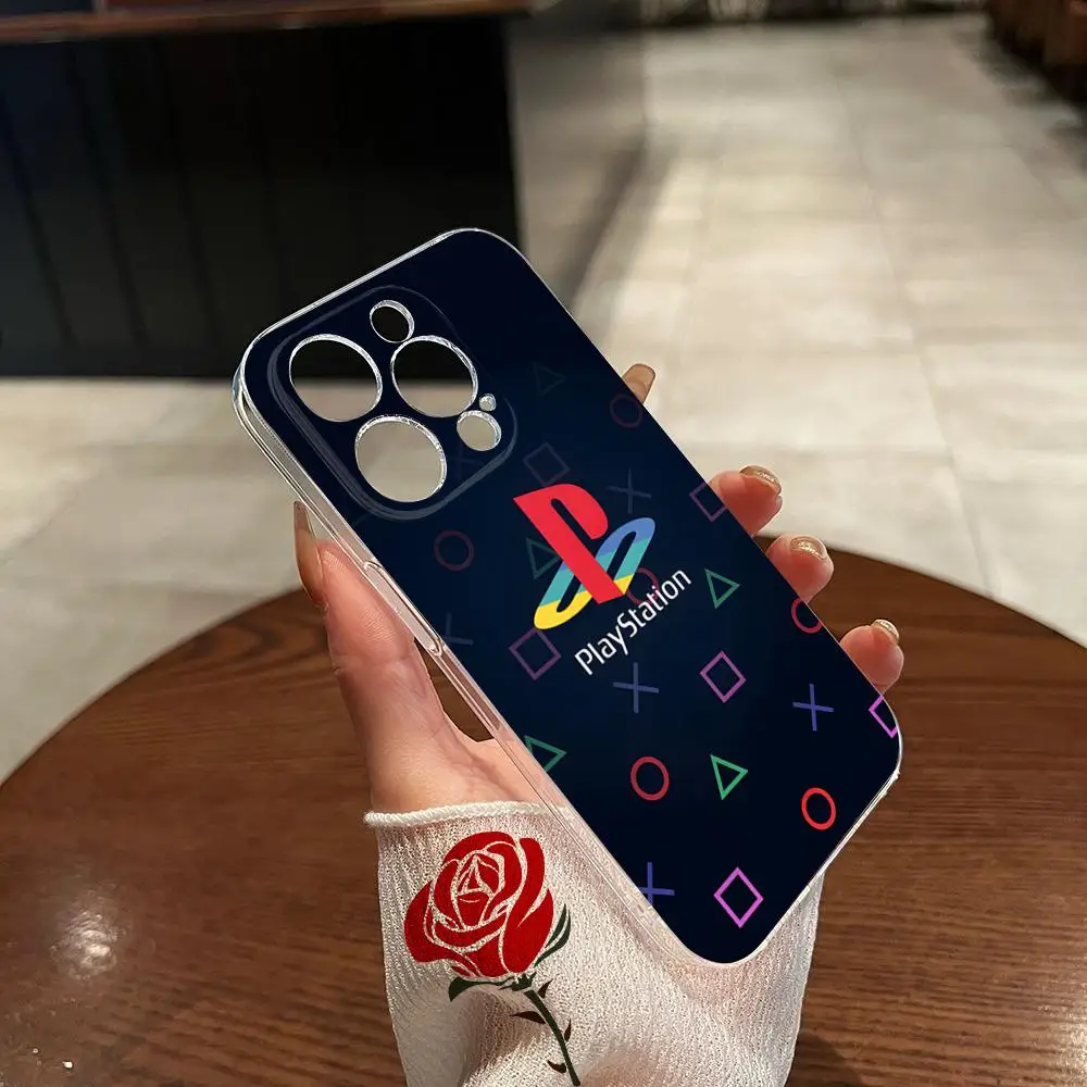 Transparent PlayStation Gaming-Inspired Phone Case for IPhone 12 Mini (Z9)