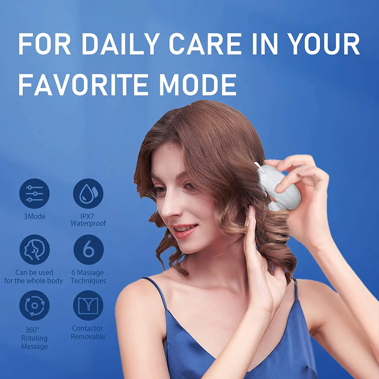 New-Wireless-Head-Vibrator-Tool-Electric-Free-Shipping-10-Octopus-Claws ...