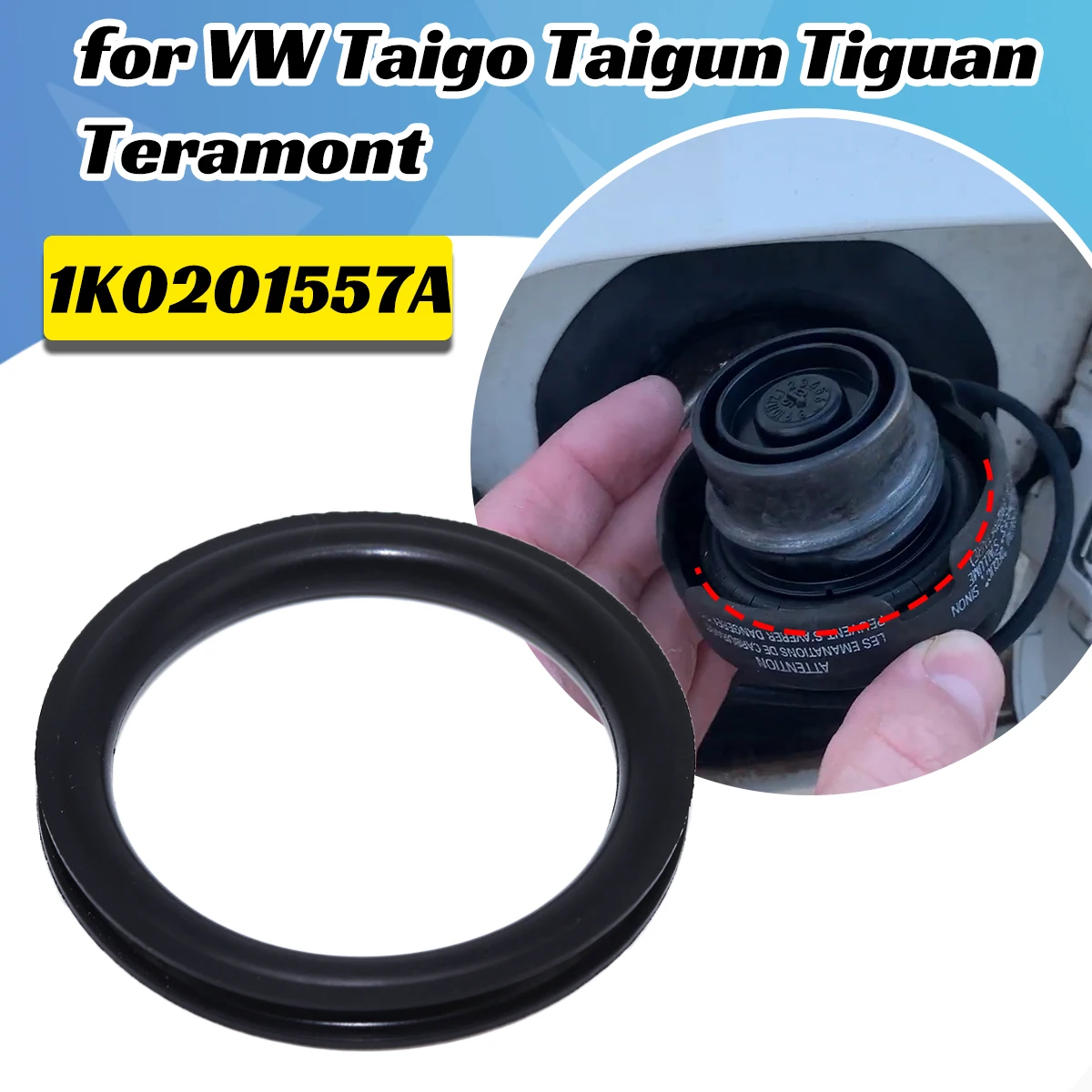 Fuel-Cap-Seal-for-VW-Taigo-Taigun-Tiguan-Teramont-Tank-Filler-Neck ...