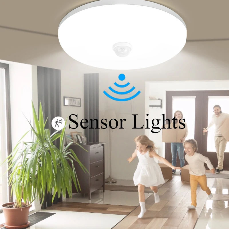 Ceiling Led Ceiling Light Motion Sensor | Led Flush Mount Ceiling Light ...