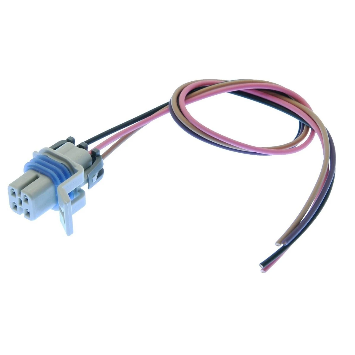 Connector Pigtail Harness 4 Way Square Gray for GM Oxygen O2 Sensor ...