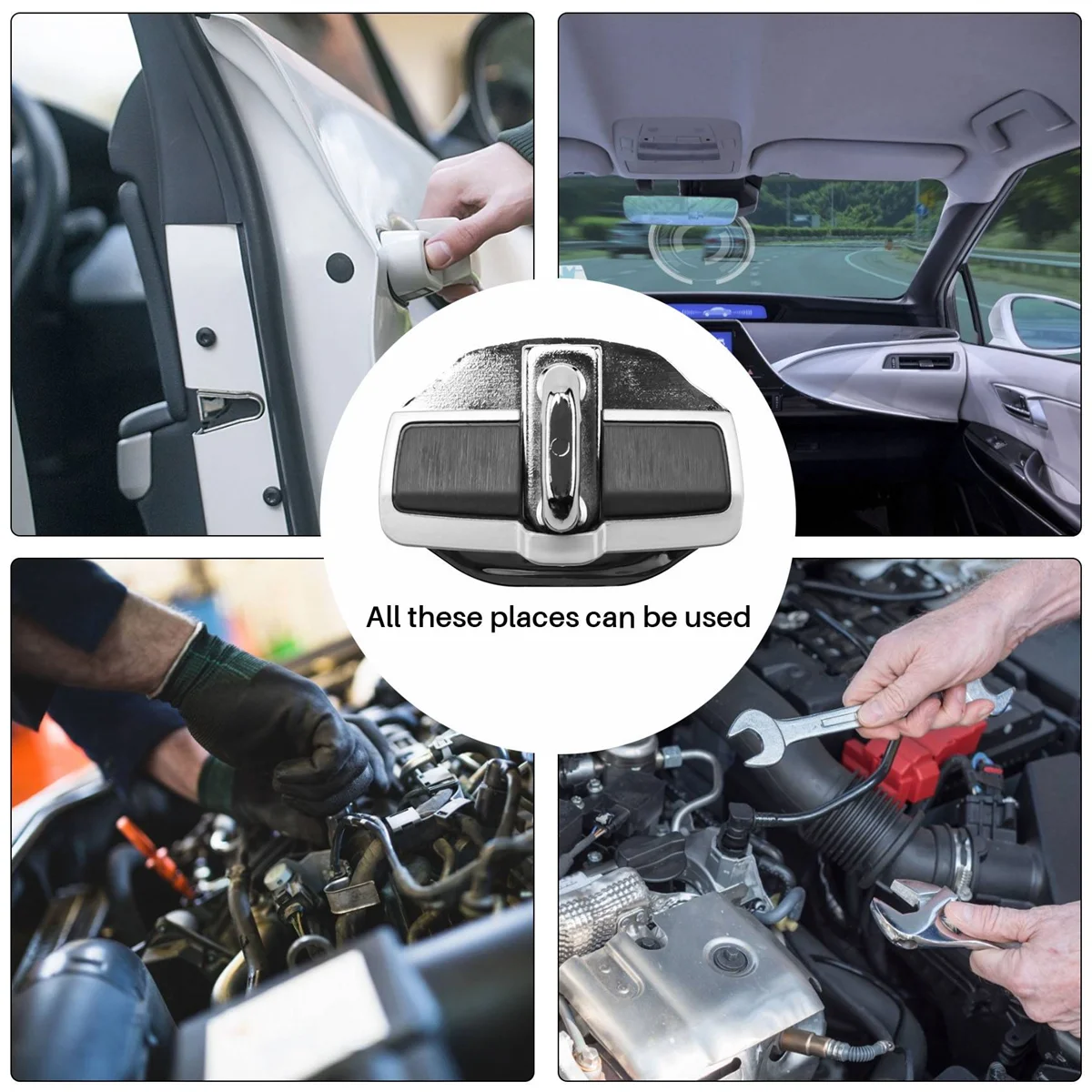 1 Sets Door Stabilizer Door Lock Protector Latches Stopper Covers for ...