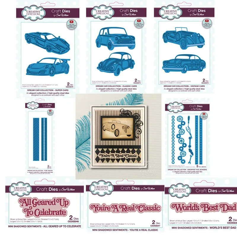 Vintage-Dream-Car-Collection-Classic-Cars-Metal-Cutting-Dies-Stamps ...