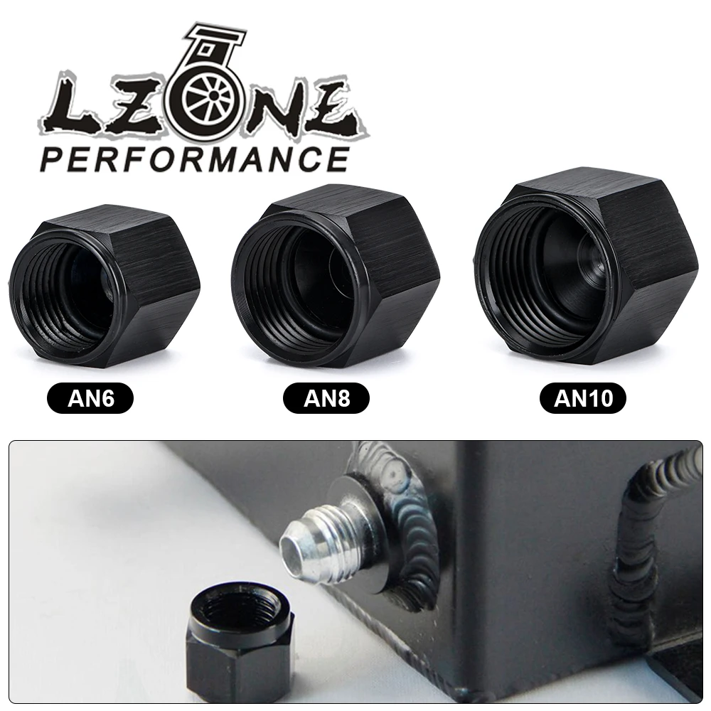 AN6-AN8-AN10-Adapter-Female-Flare-End-Cap-Plug-Tube-Nut-Hexagon-Head ...