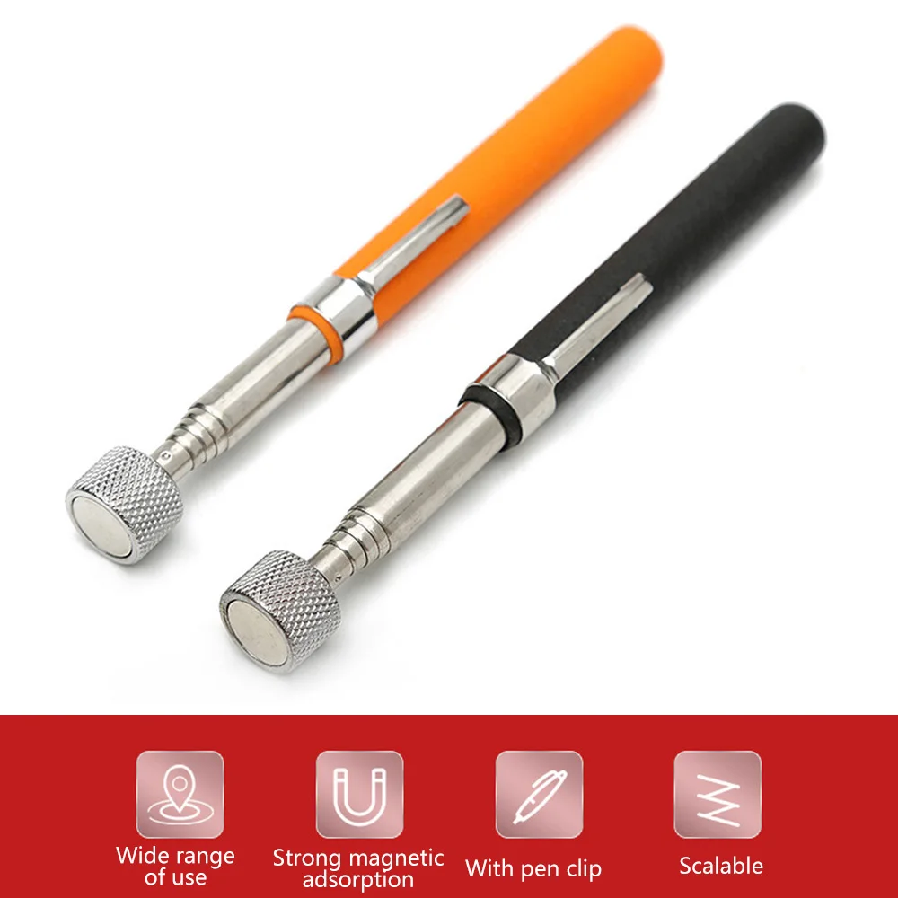 Mini-Portable-Telescopic-Magnetic-Metal-Magnet-Pen-Light-Torch-Magnet ...