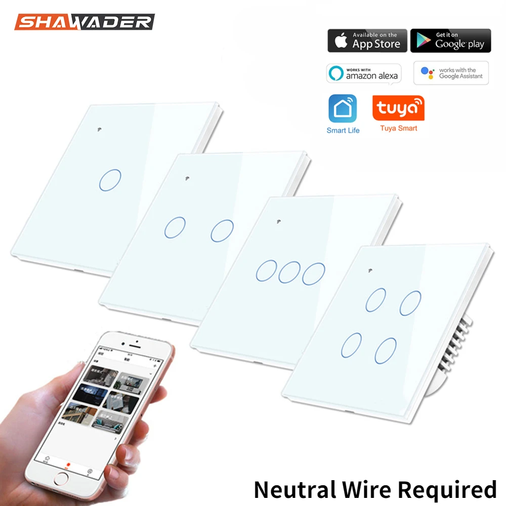 Wifi-Smart-Light-Switch-Wall-Glass-Screen-Interruptor-Touch-Panel-Voice ...