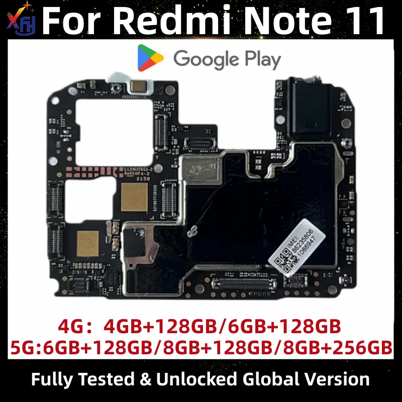 Placa base Original desbloqueada 4G 5G para Redmi Note 11 Note11, placa ...