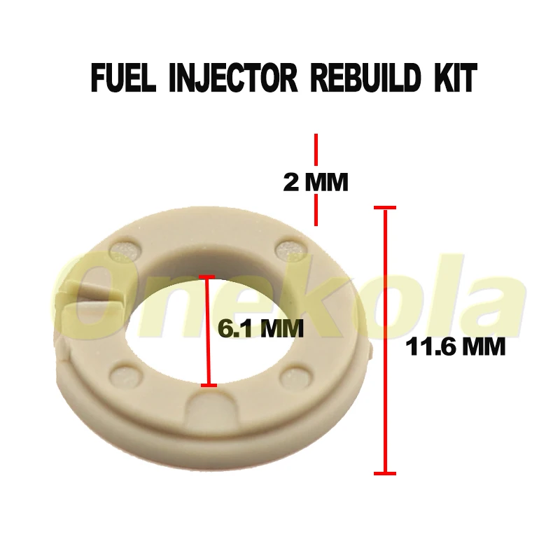 100pieces-Fuel-injector-Plastic-Washer-Gasket-11-6mm-OD-6-1mm-For-VW ...