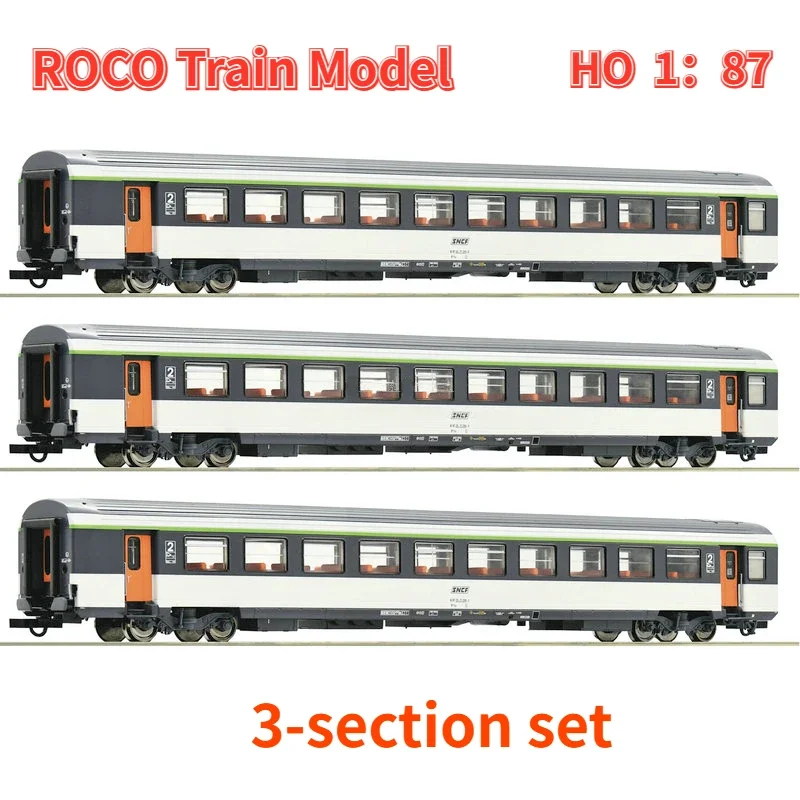 ROCO-Train-Model-HO-1-87-74032-SNCF-France-Passenger-Carriage-Four ...