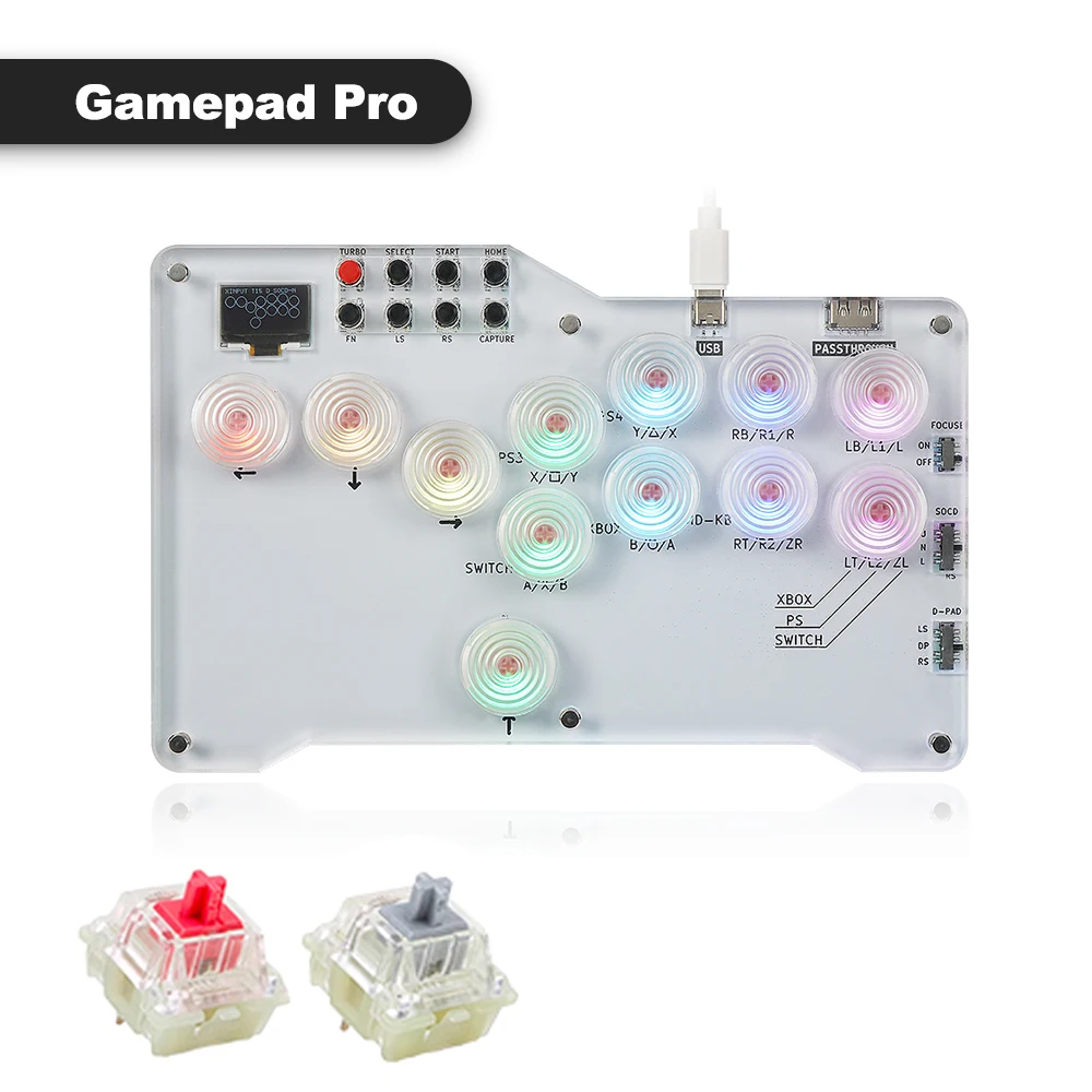 Mini-Hitbox-Controller-Fighting-Game-Joystick-Controller-for-PS4-Arcade ...