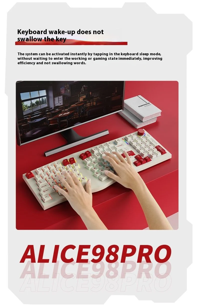 FEKER Alice98 Pro 3Mode Alice Hot-Swap Mechanical Keyboard