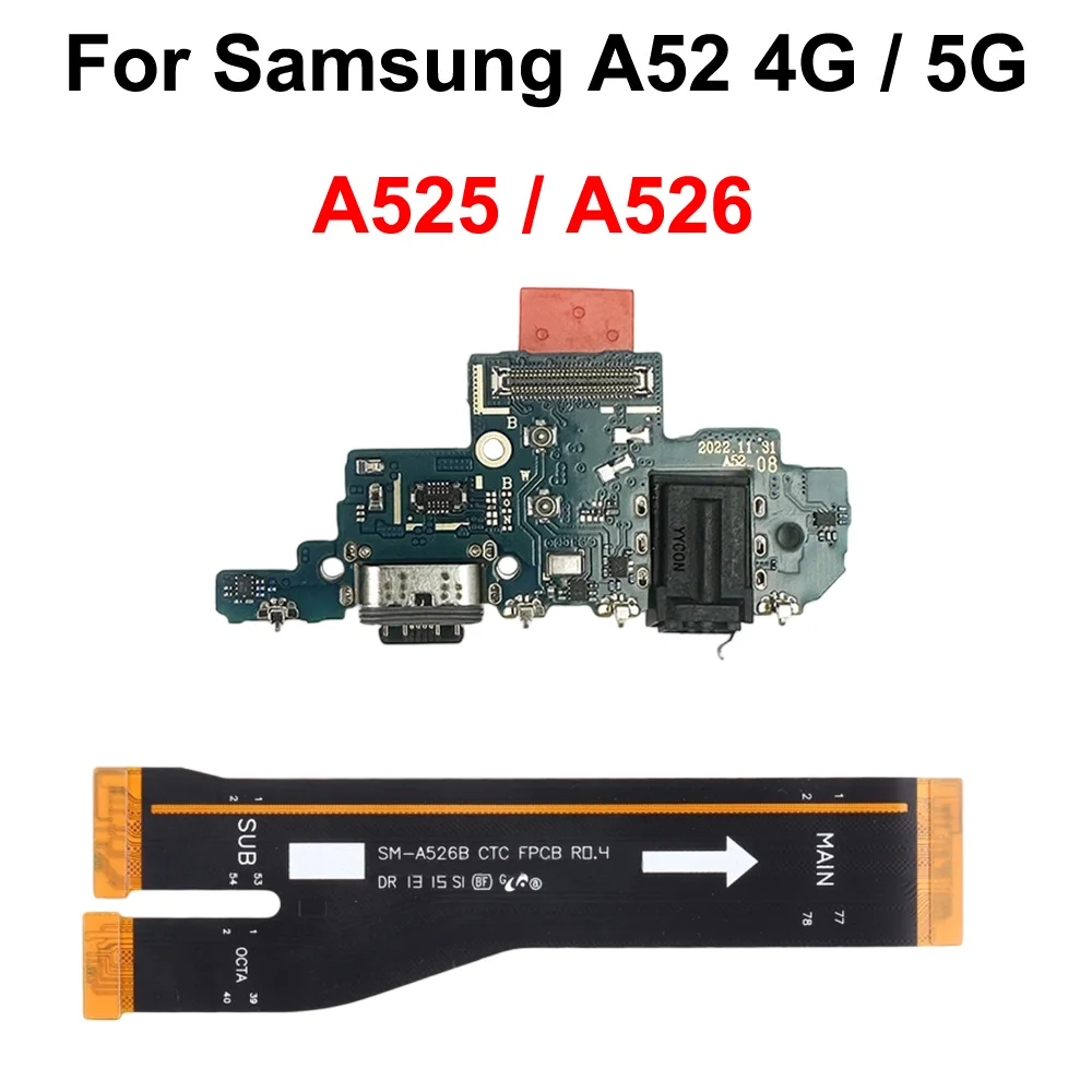 Flex de Charge pour Samsung Galaxy A52 4G 5G A525 A526, Port de Charge ...