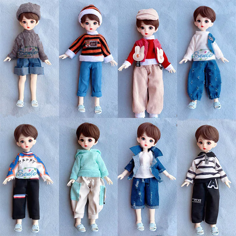 New-28cm-Boy-Doll-s-Clothes-1-6-Bjd-Doll-Dress-Up-Accessories-Handsome ...