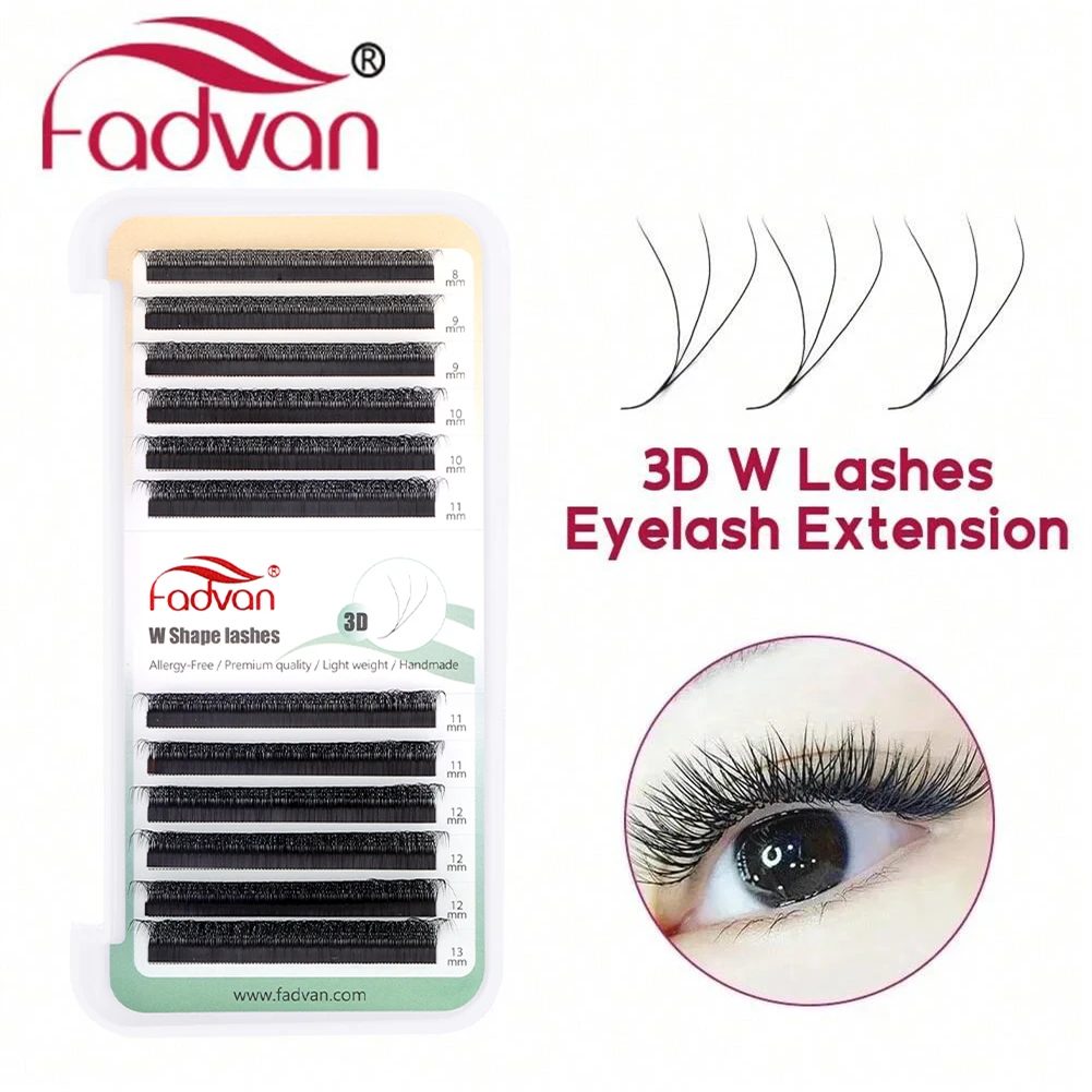 Fadvan-3D-W-Lashes-0-07-D-Premade-W-Fan-Lash-Extensions-Natural-Soft ...