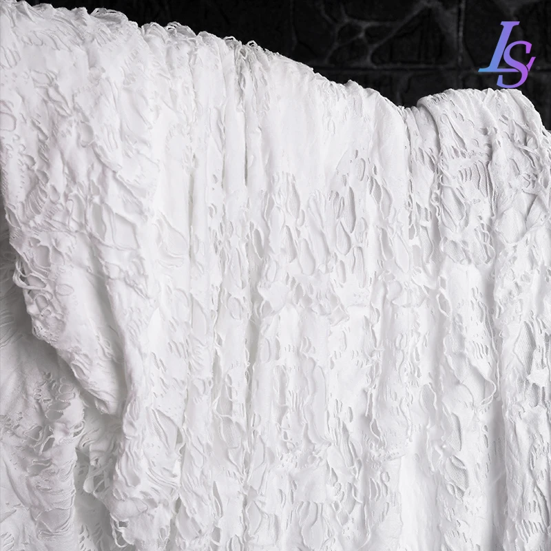 White Flower Cloth Texture