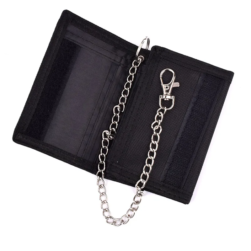 Men-Boys-Trendy-Nylon-Tri-Fold-Wallet-Casual-Mini-Card-Holder-Cash ...