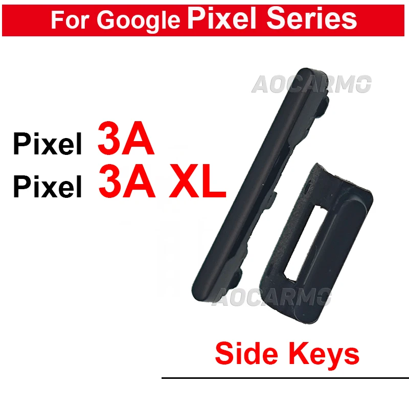 For-Google-Pixel-3A-XL-3axl-Black-White-Purple-Power-On-Off-Volume ...