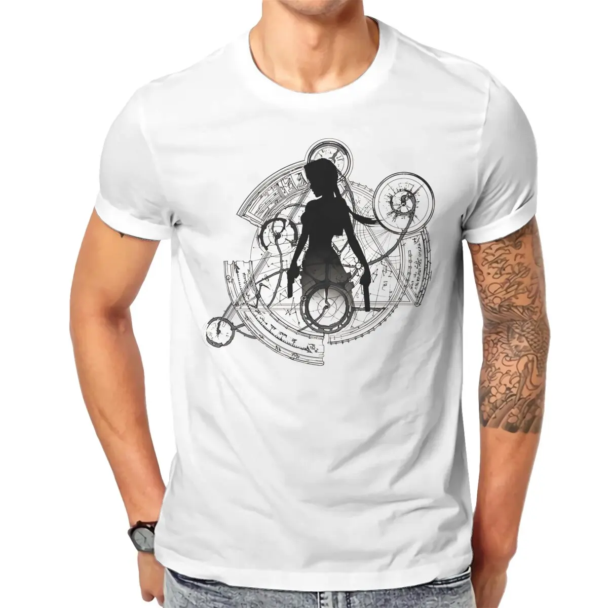 Triangle Tomb Raider Game Lara Croft T Shirt Punk Crewneck COTTON ...