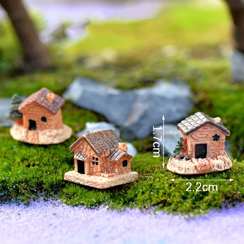 Miniature Fairy Cottages In Terrariums