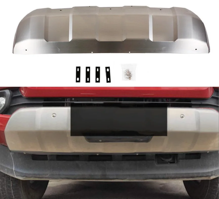 Car-license-plate-frame-bumper-front-bumper-guard-plate-stainless-steel ...