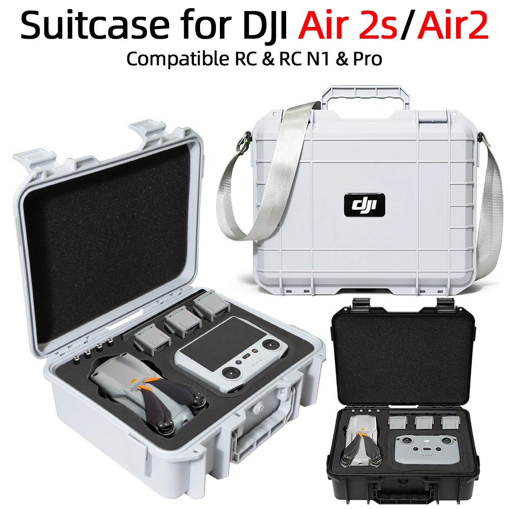 For Dji Mavic Air2 Suitcase, Dji 2s Free-flow Storage Box With Screen ...